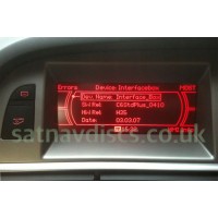 Audi MMI Basic Plus Navigation CD Disc Map Update 2015