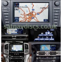 Lexus GEN7 11HDD USB Navigation Map Update Europe and UK 2023