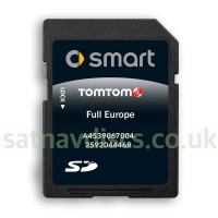 Smart 453 Media System Navigation SD Card Map Update 2024 - 2025