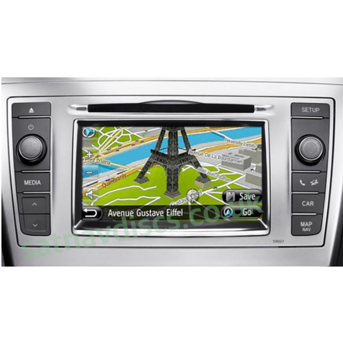 Toyota Touch & GO USB Navigation Map Update UK and EUROPE 2023